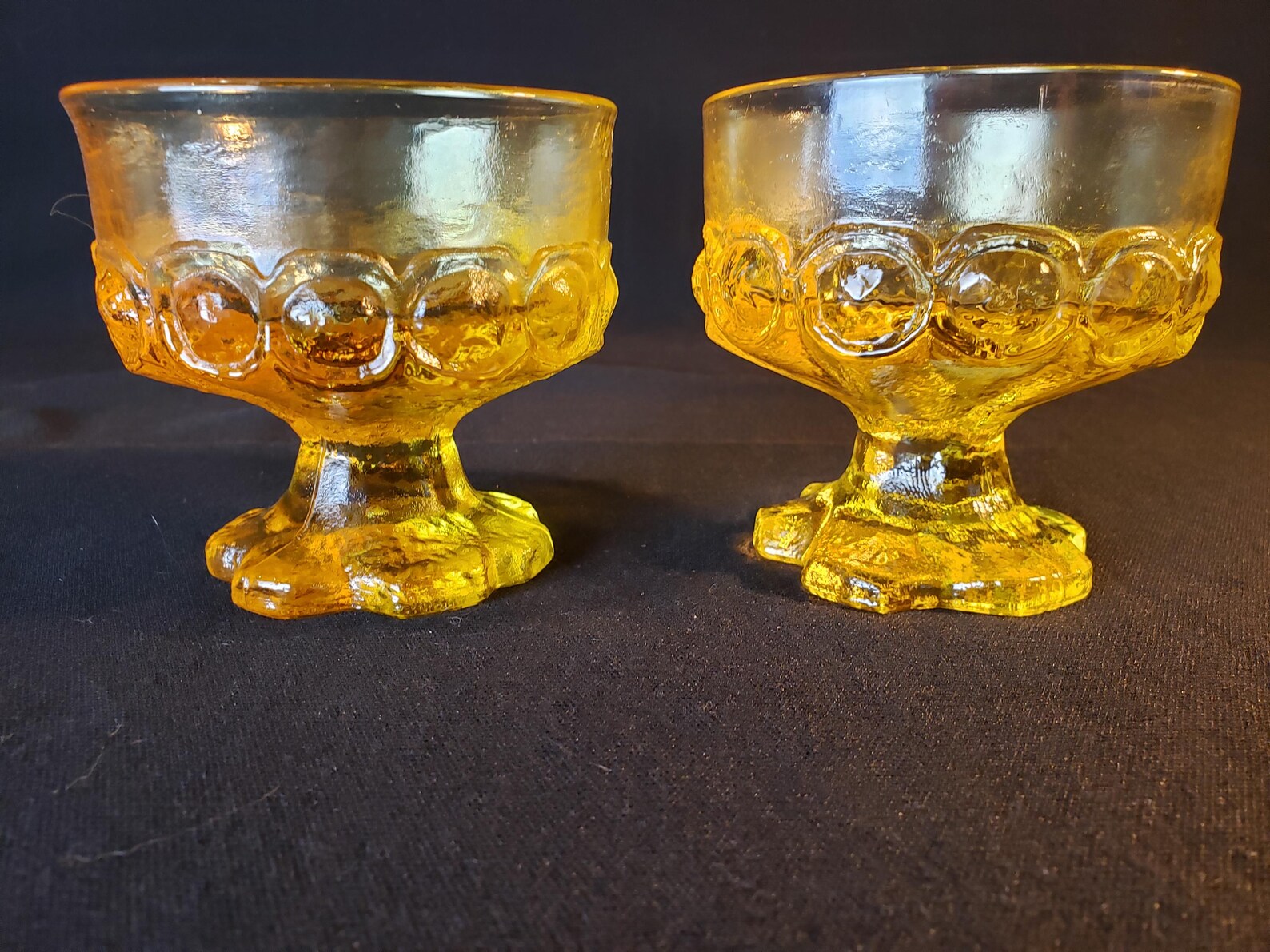 Tiffin Franciscan Madeira Cornsilk Yellow Sherberts Set of 3 Vintage ...