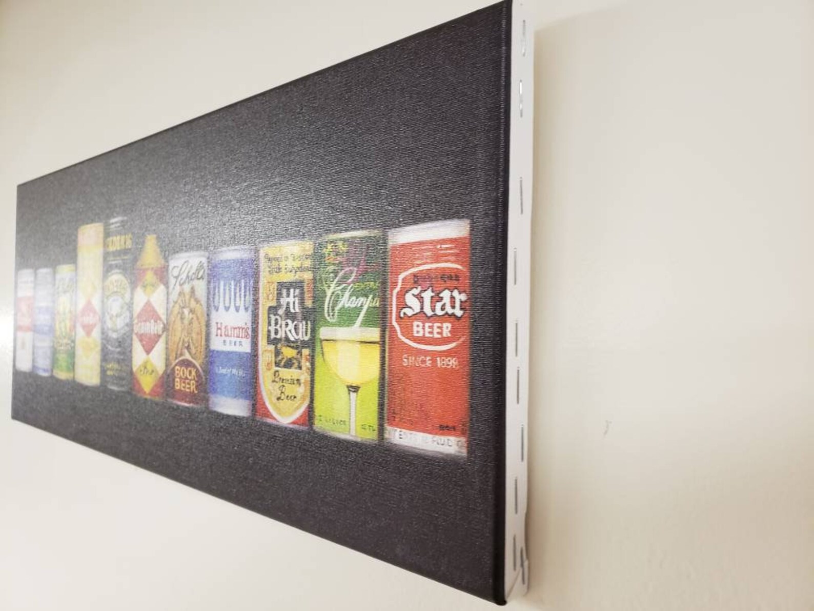 Beer Can Print Beer Can Collection a Row of Vintage and Retro | Etsy