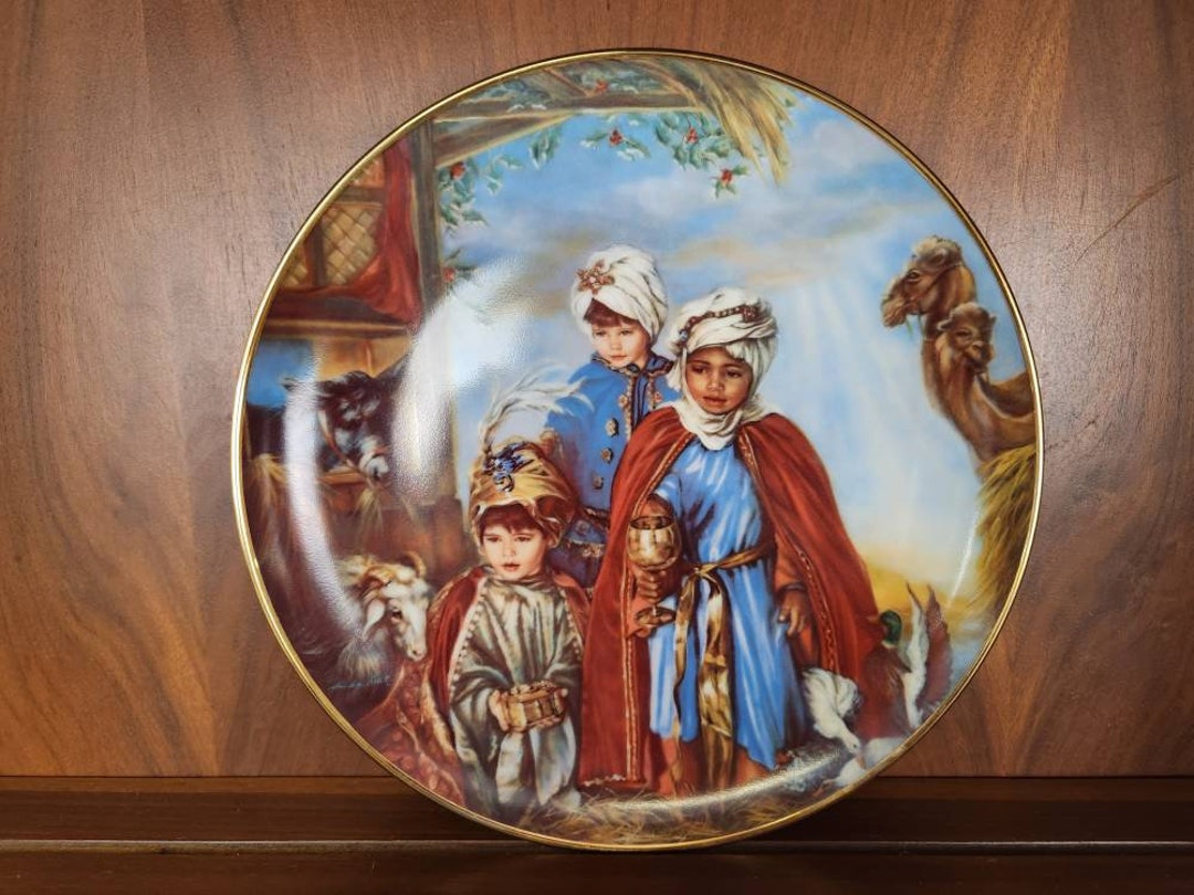 Sandra Kuck Collector Plate We Three Kings Christmas Plate - Etsy