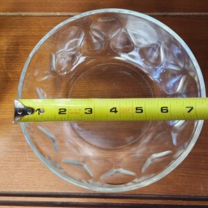 Pyrex Teardrop Bowl Set of 2 Clear Glass Thumbprint Bowls - Etsy