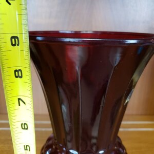 Ruby Red Vase Anchor Hocking Red Pineapple Vase - Etsy