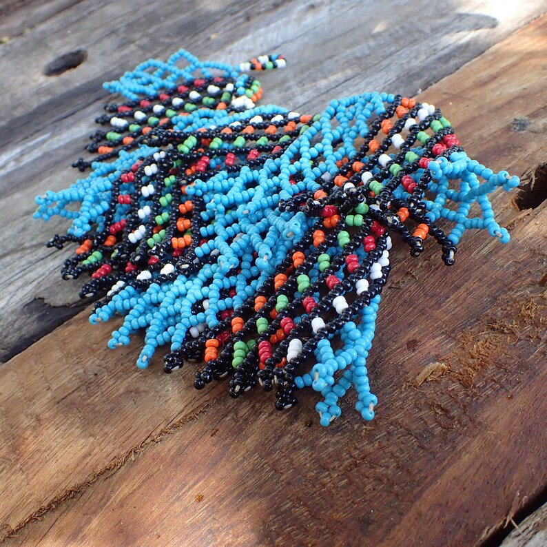 Beautiful Multi colored Tribal Ndebele bead Necklace | Etsy