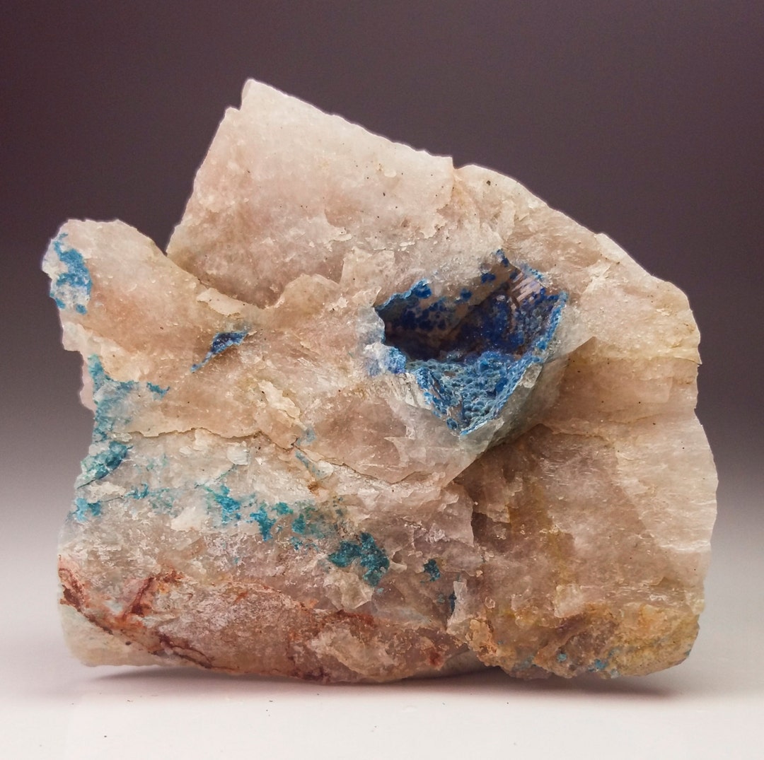 Stunning Shattuckite Crystal Specimen in Quartz , Kaokoland Namibia - Etsy