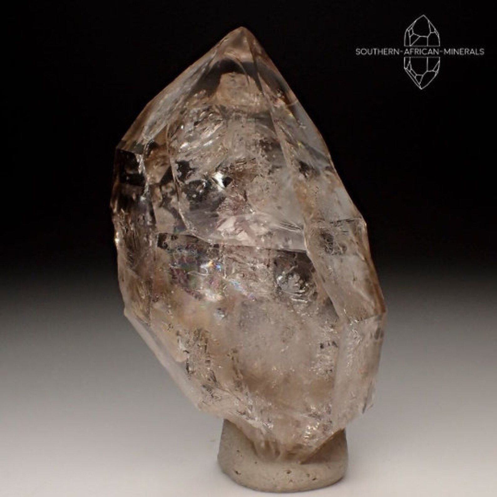 Lustrous Smoky Window Quartz Crystal Brandberg Namibia - Etsy