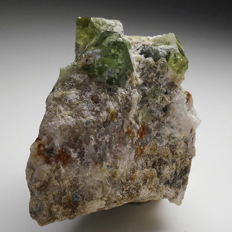 Gorgeous Demantoid Green Garnet Crystal Specimen Tubusis - Etsy