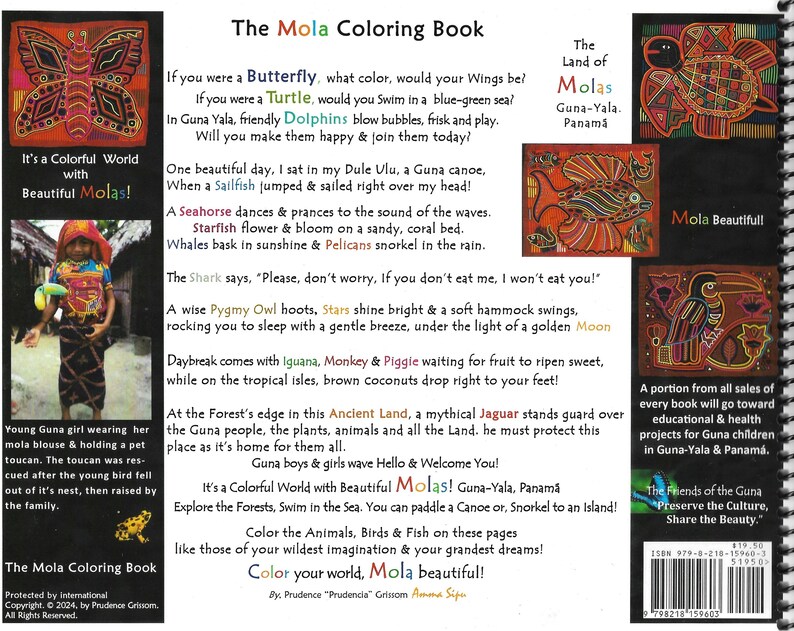 The Mola Coloring Book - Etsy