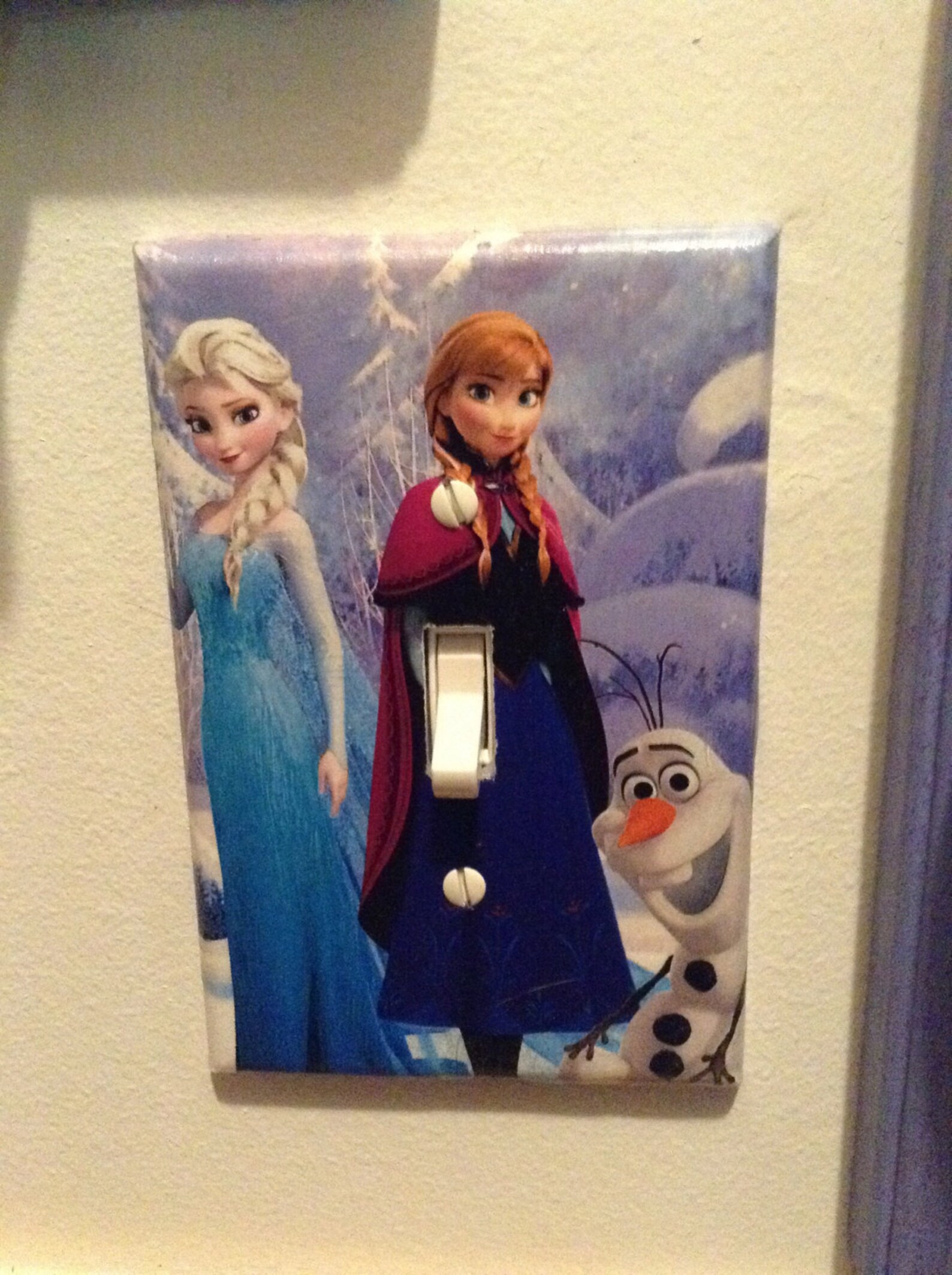 Frozen Light Switch Cover - Etsy
