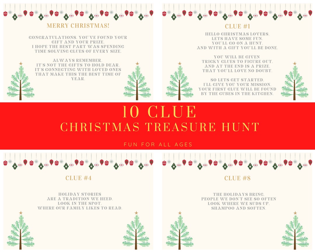 Christmas Activities for Kids, Christmas Treasure Hunt, Christmas ...