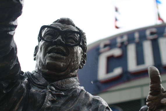 Harry Caray Statue Photo Wrigley Field Chicago Cubs Harry - Etsy
