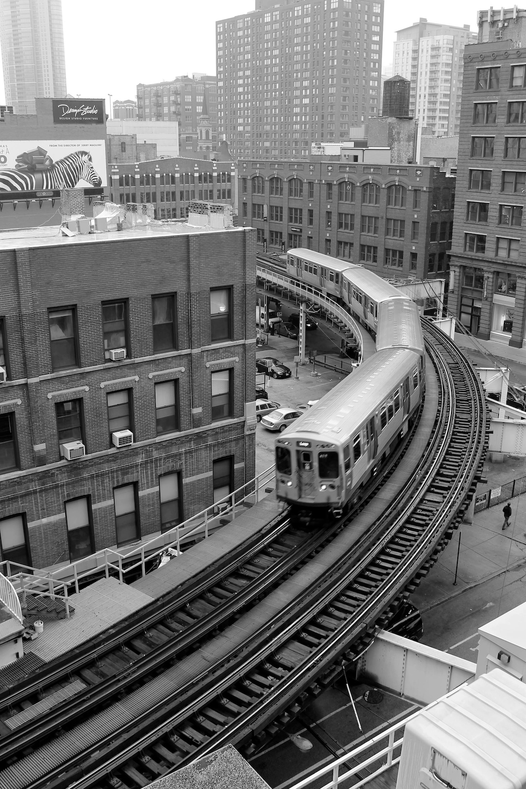 Chicago L Train Photo - Loop, Elevated Train, Train Tracks, Wall Art ...