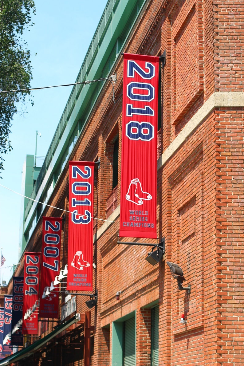 Fenway Park Photograph - Red Sox, World Champs, Wall Art Print, Boston ...