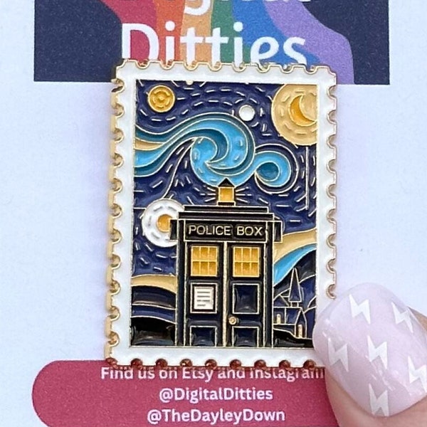 Doctor Who Enamel Pin - Etsy
