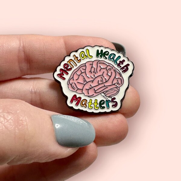 Brain Pin - Etsy