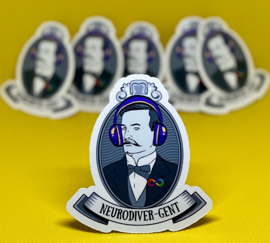 Neurodivergent Sticker Neurodiversity Neurodivergent Pride - Etsy