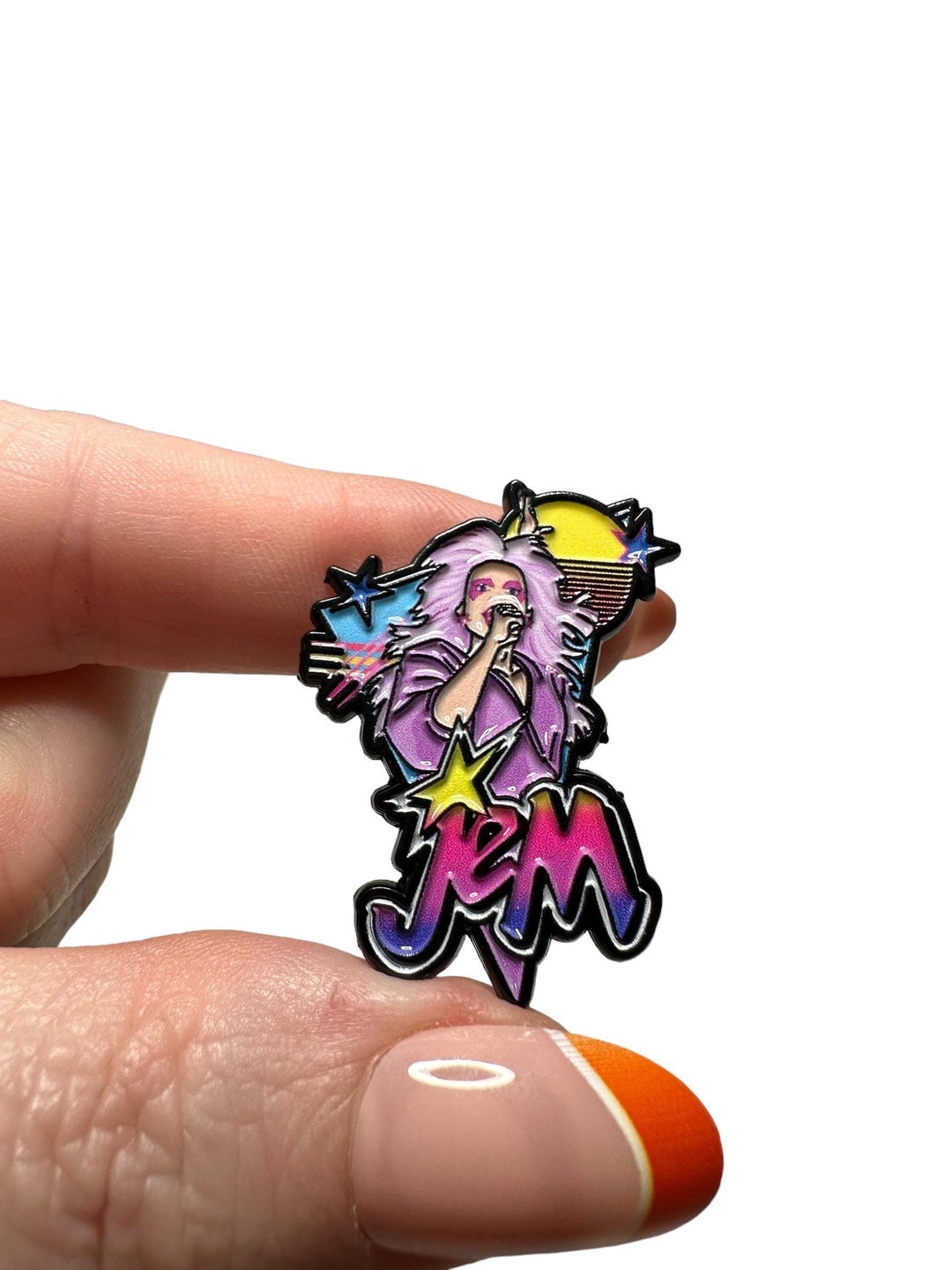 JEM Enamel Pin Jem and the Holograms 80s Animated Shows Gift for ...