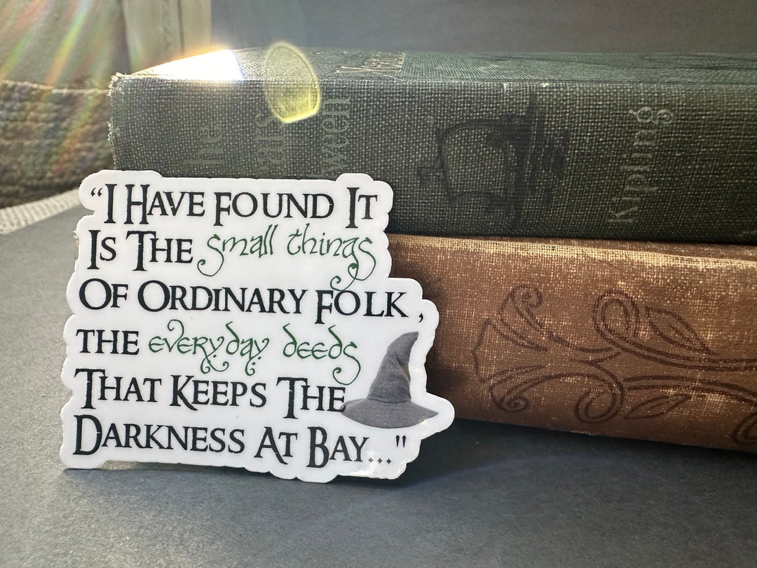 Lord of the Rings Sticker Gandalf Gandalf Quote - Etsy