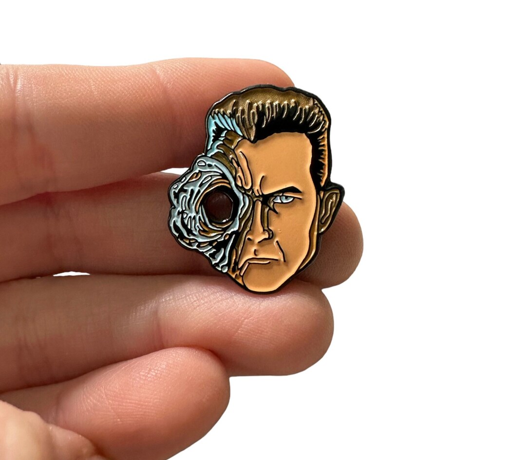 Terminator 2 Pin Cop From Judgement Day '90s Nostalgia Enamel Pin Sci ...