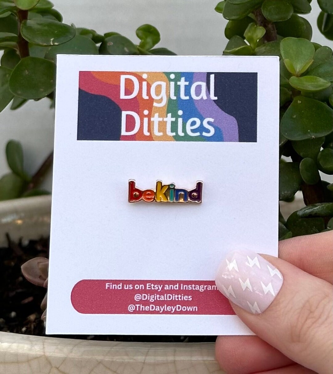 Be Kind Pin Be Kind Rainbow Pin Pride Inclusion Pin Down Syndrome ...