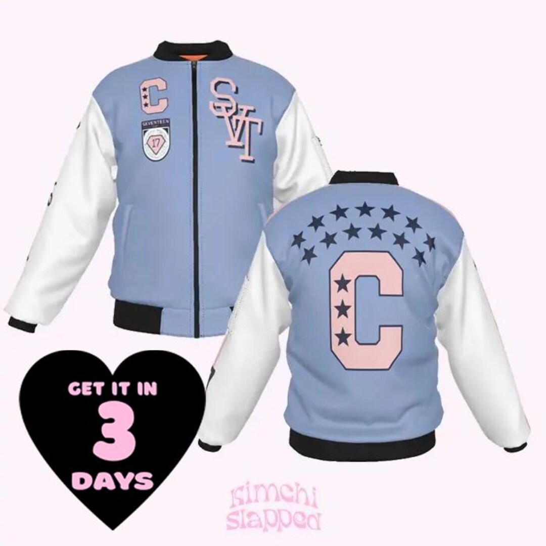 FINAL SALE! Seventeen Jacket, Seventeen Outfit, Kpop Bomber Jacket ...