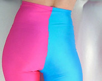 Neon Pink Leggings | Etsy