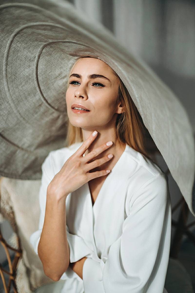 Broad-brimmed Hat,hat With a Wide Brim,hat for Photosession,women's Hat ...