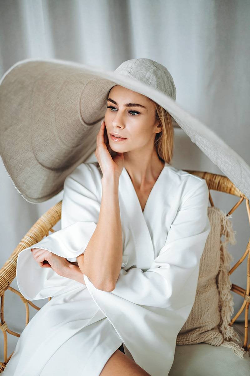Broad-brimmed Hat,hat With a Wide Brim,hat for Photosession,women's Hat ...