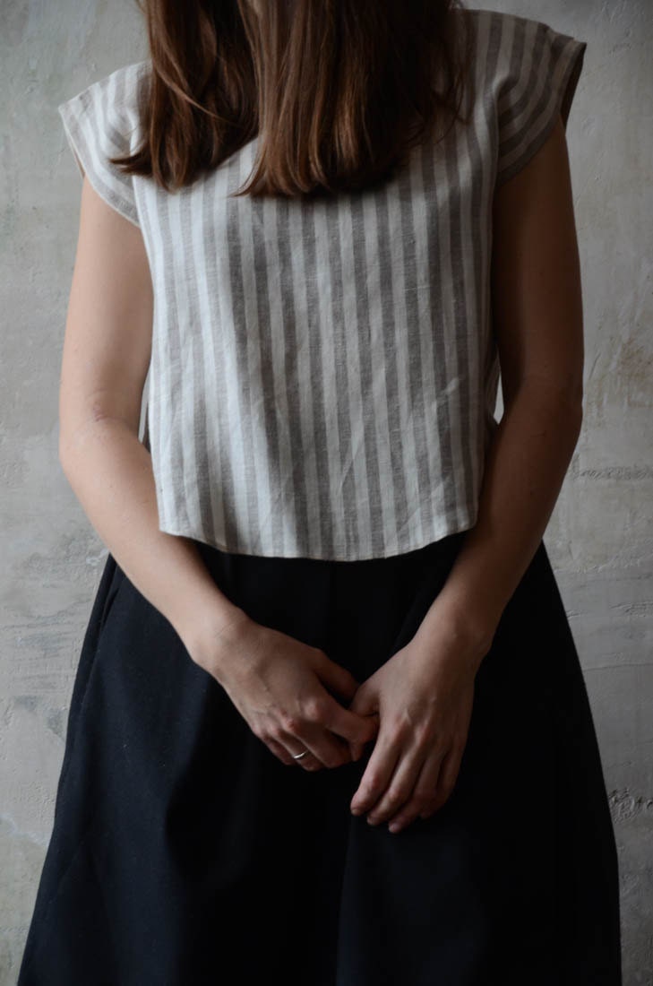 Womens Linen Top, Beige, Oversized, Summer Top, Beach Top, Designer ...