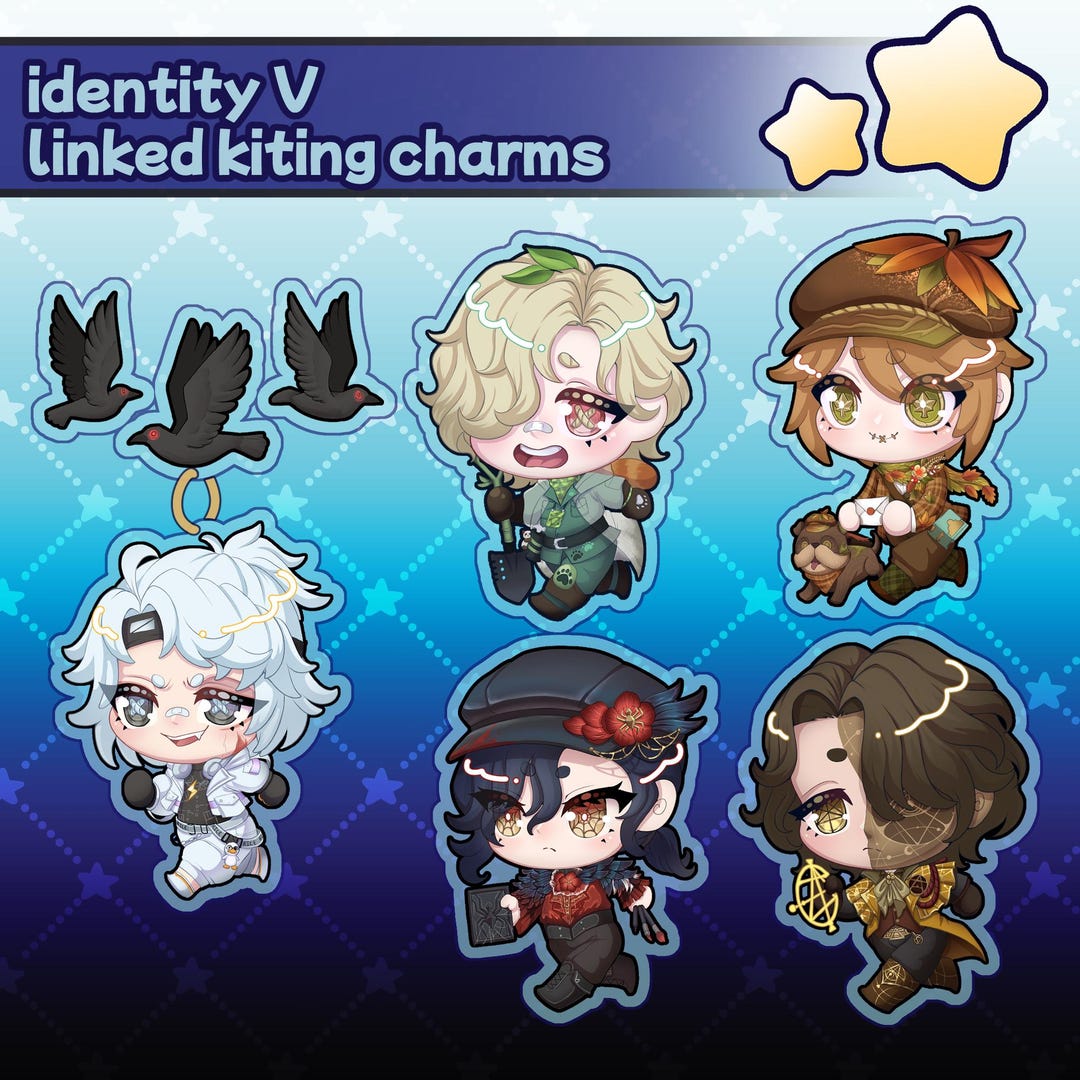 IDENTITY V | IDV Survivor Linked Acrylic Kiting Keychains | First ...