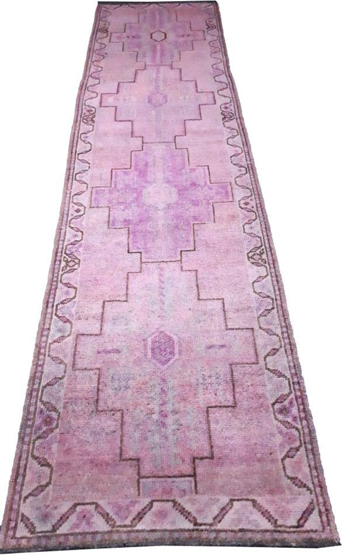 Vintage Pink Runner Rug Hallway Rug Pink Carpet Decorative - Etsy UK