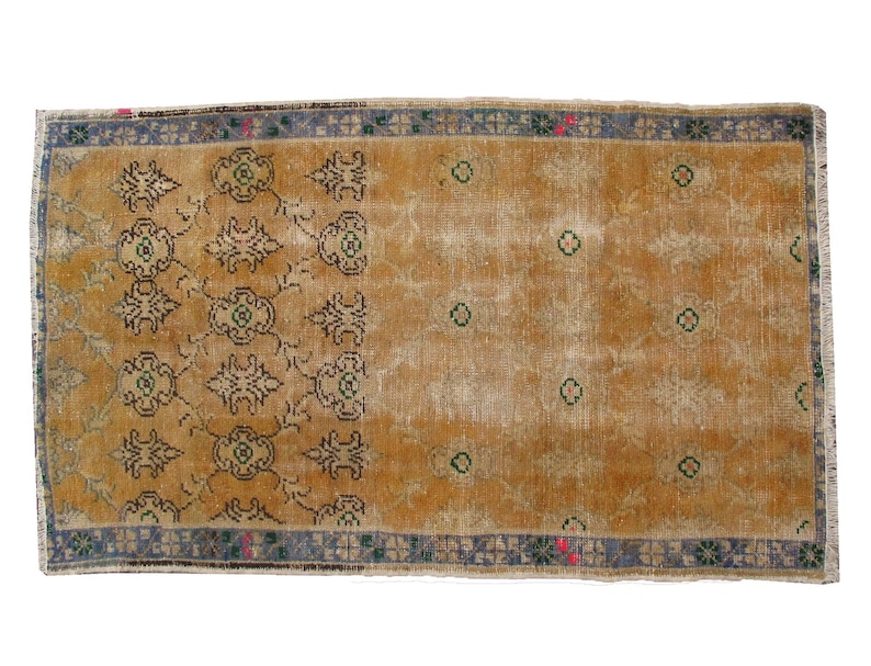 Allover Design Handmade Rug, Tribal Rug, Oushak Carpet, 150x90 Cm 58x35 ...