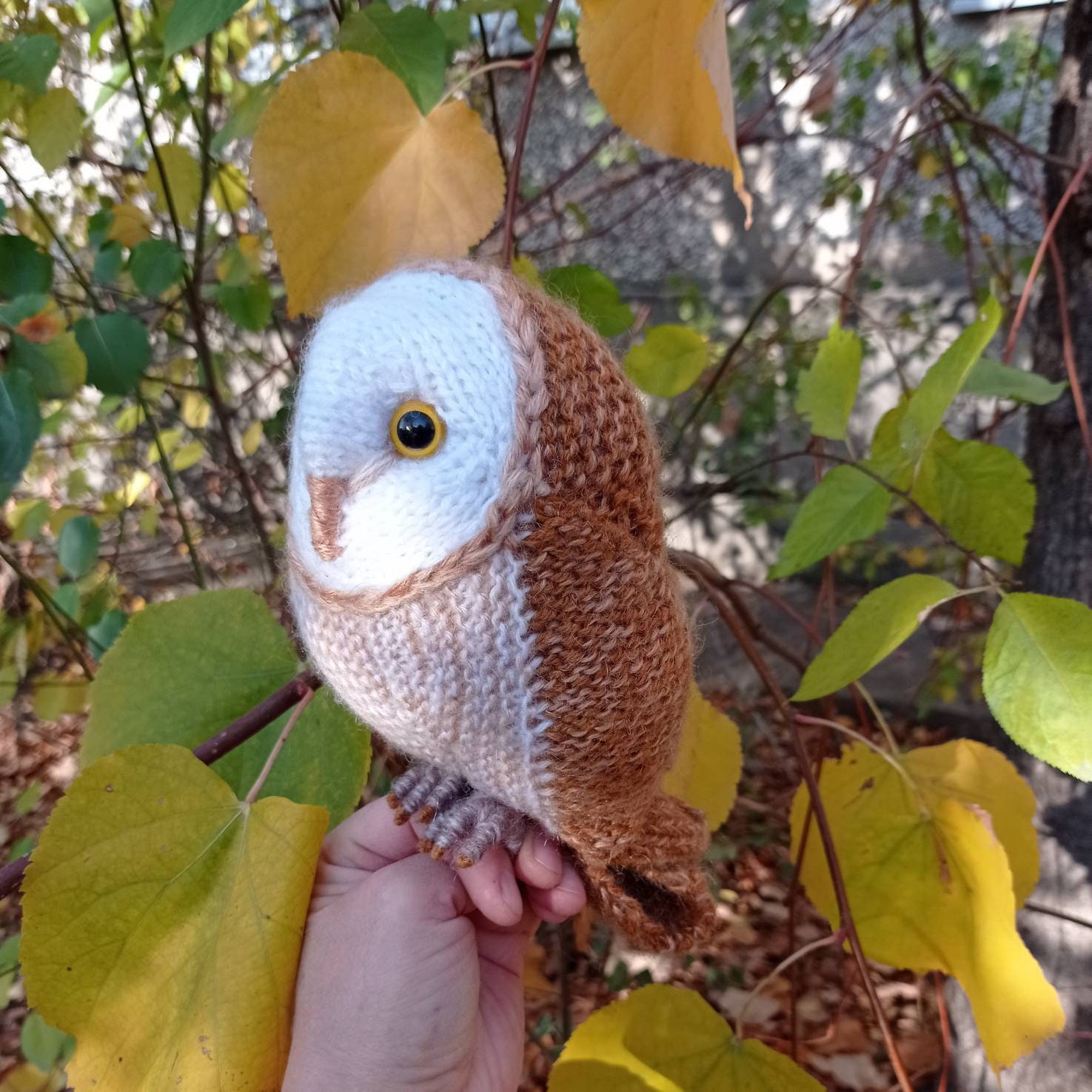 Barn owl Stuffed toy. Cute softly toy for you. Realistic | Etsy