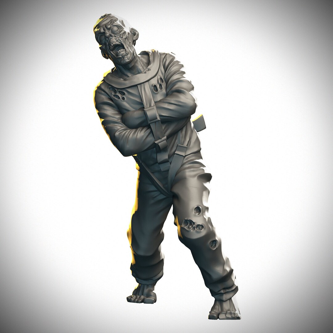 Straight Jacket Zombie Zombies Dnd Minis 30mm 32mm 40mm Vaultz ...
