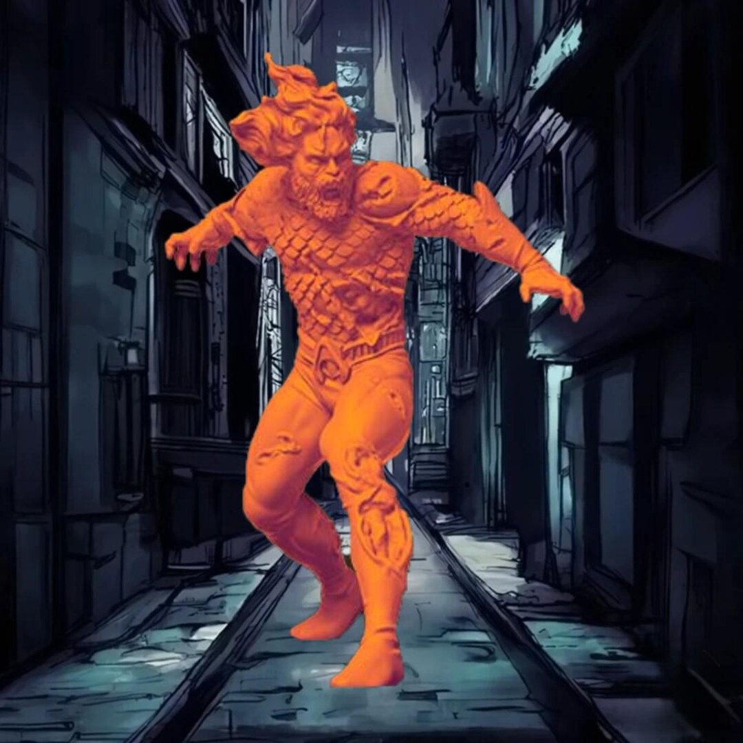 Infected Sea King 30mm 32mm DC Minis Crisis Protocol Knight Models - Etsy