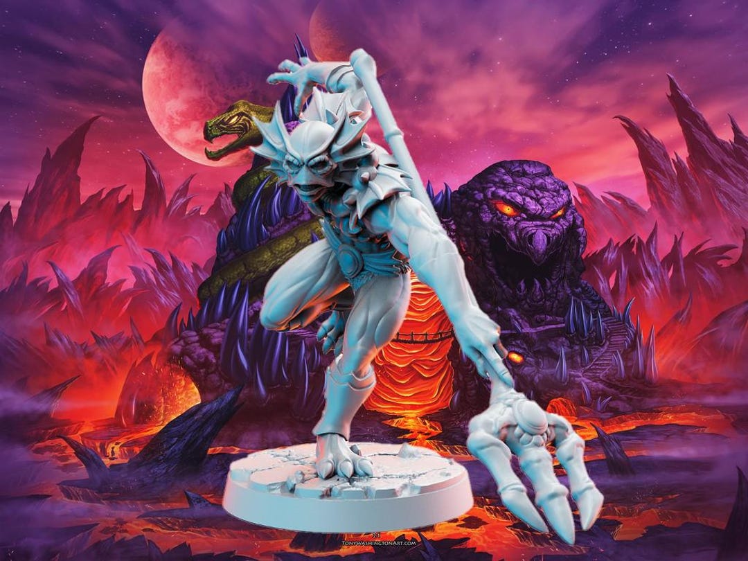 Mer-man MOTU Dnd Minis 30mm 32mm RN Estudios - Etsy