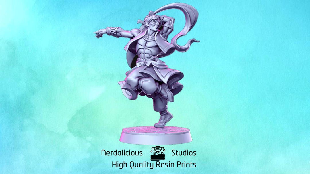 Al Nair, Blade Dancer 30mm 32mm Dnd Minis RN Estudios - Etsy