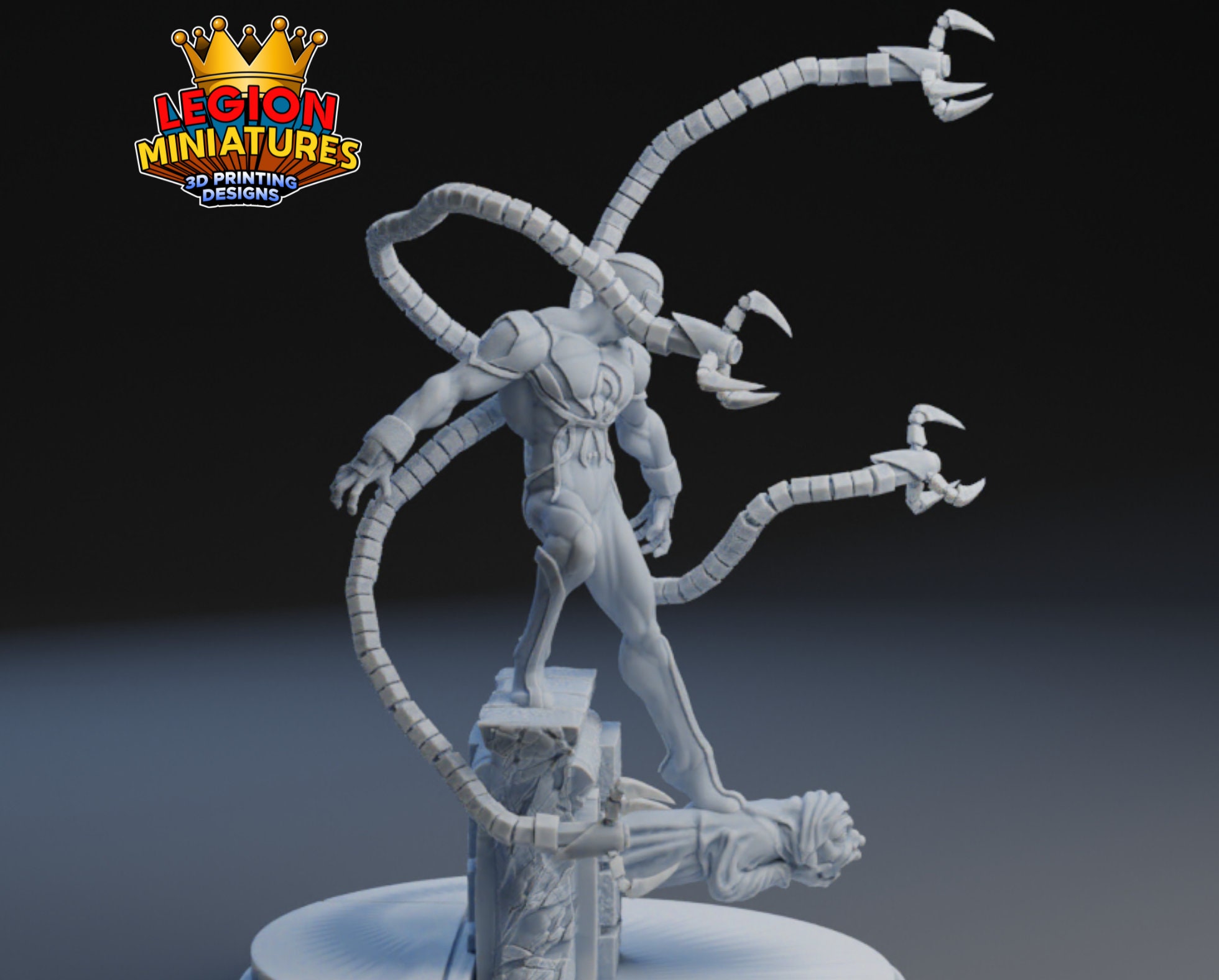 Octo-spider Crisis Protocol Miniature Dnd Mini Superhero - Etsy