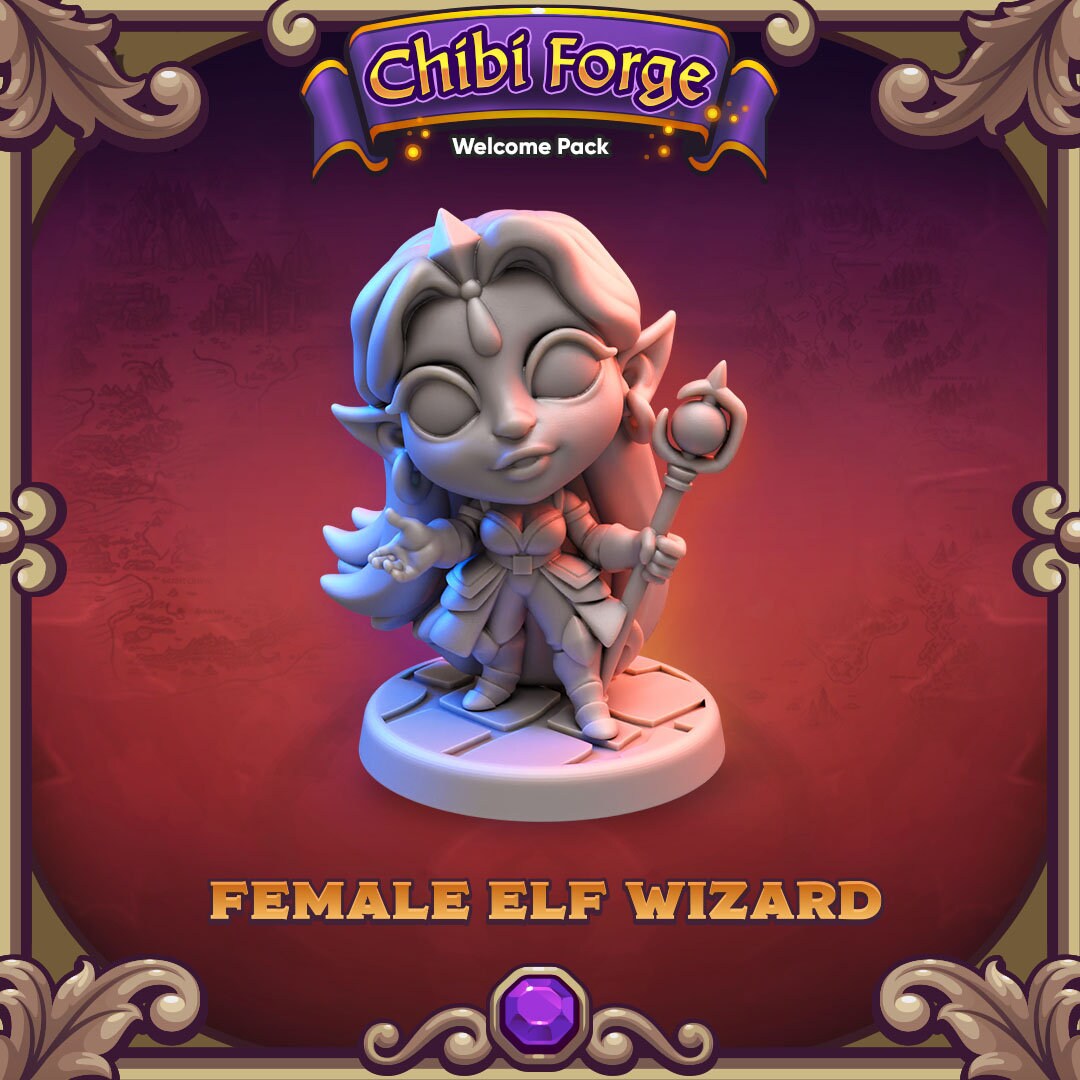 Dungeons and Dragons Chibi Dnd Minis Trident Studios - Etsy