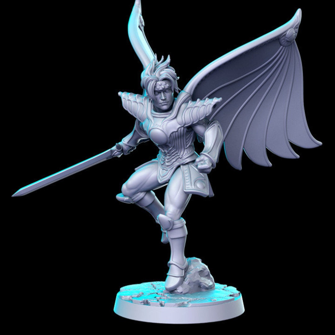 Red Dragoon Figurine Designed by RN Estudios - Etsy