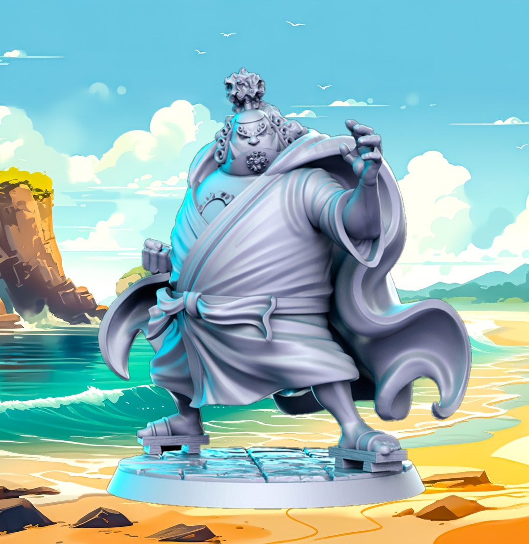 Straw Hat Helmsman Dnd Mini 32mm 40mm Superhero Miniature RN Estudios ...