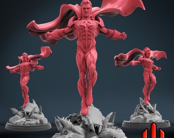 Titanium Daddy 40mm Miniature Dnd Mini Superhero - Etsy