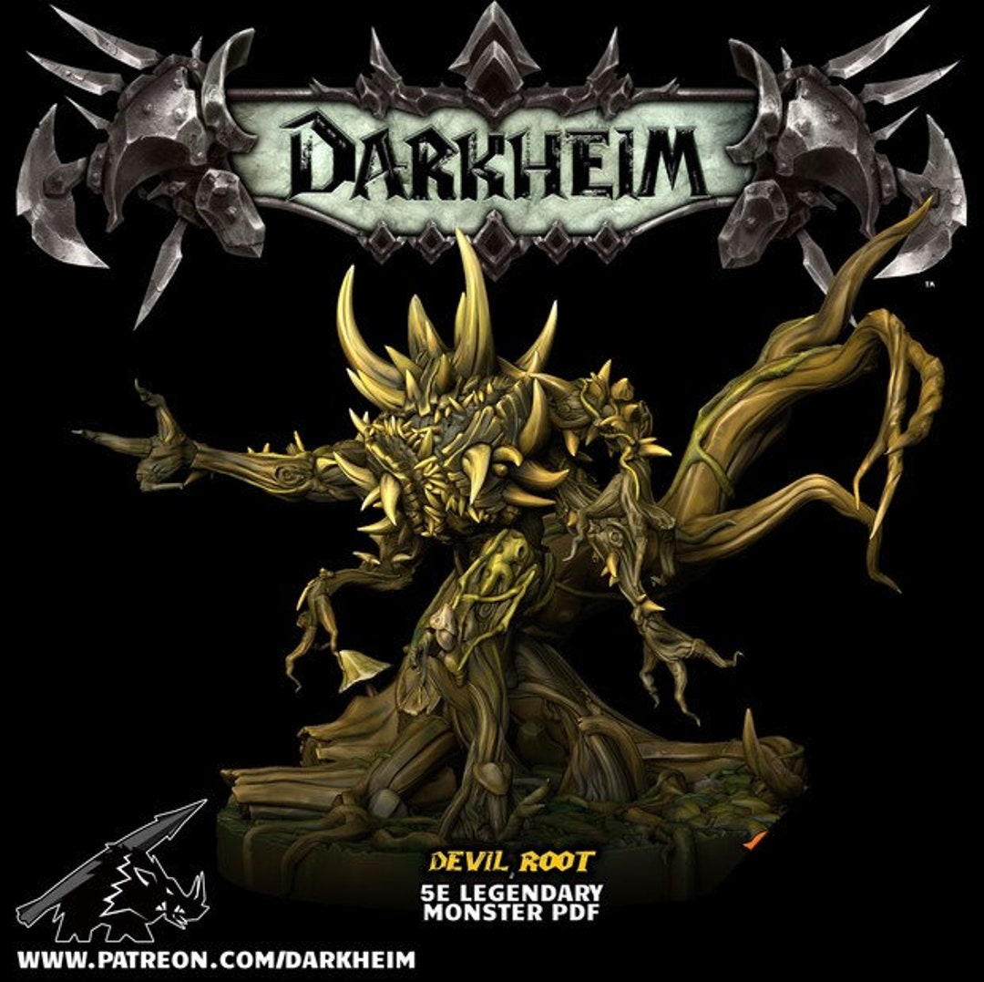 Devil Root Legendary Monster Miniatures Dnd Fantasy Miniatures Rocket ...