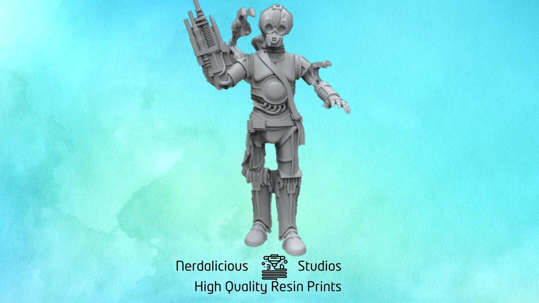 Medical Droid 41 30mm 32mm Dnd Minis Black Remnant - Etsy