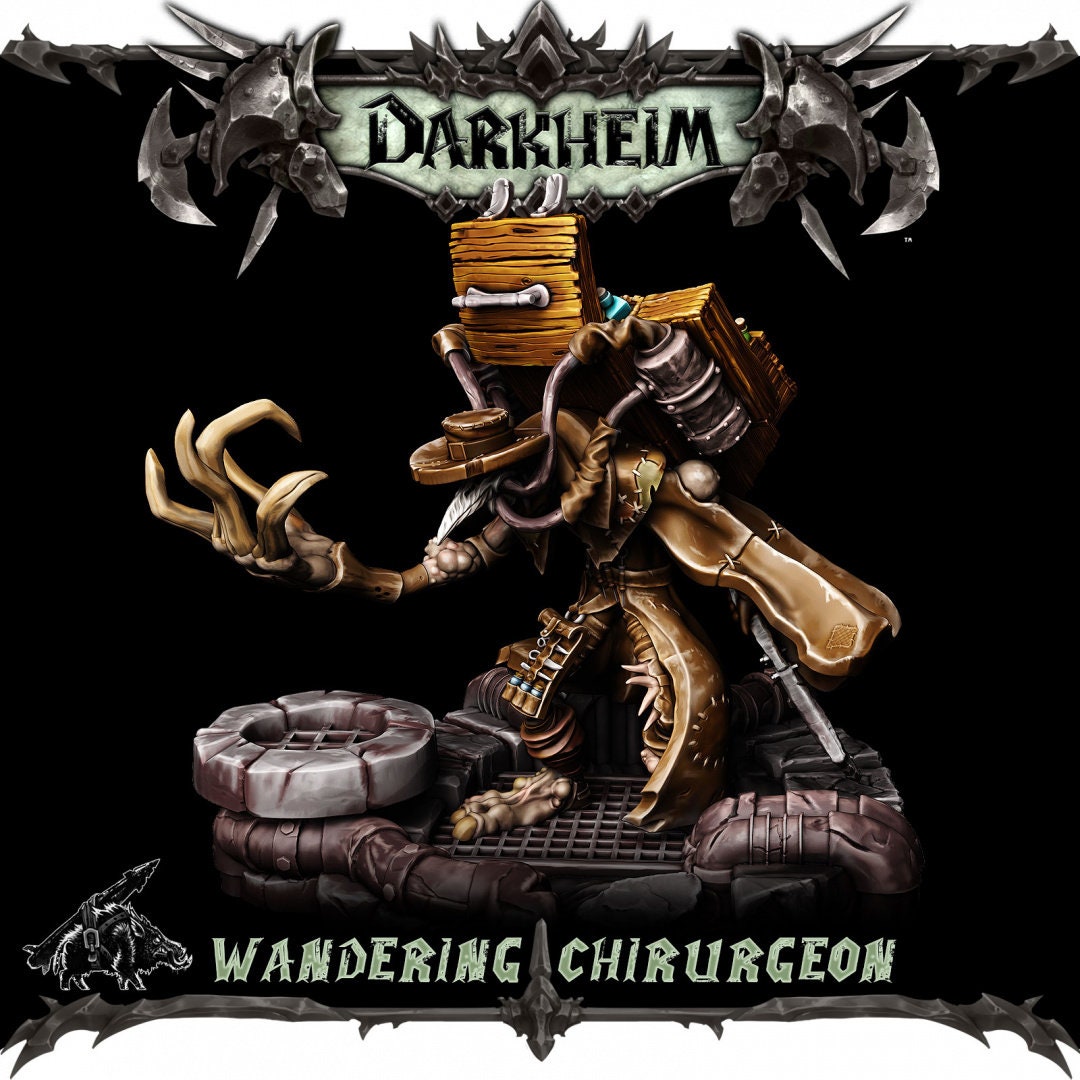 Wander Chirugeon Dnd Minis Plague Doctor Rocket Pig Games - Etsy