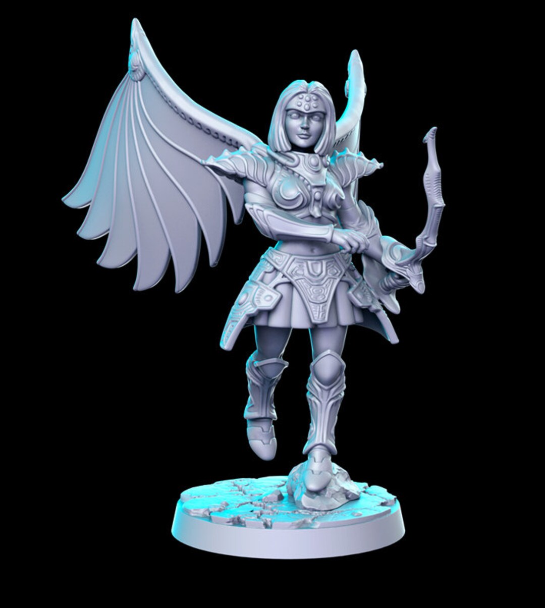 White Dragoon Dnd Miniature Fantasy Miniatures Dungeons and Dragons RN ...