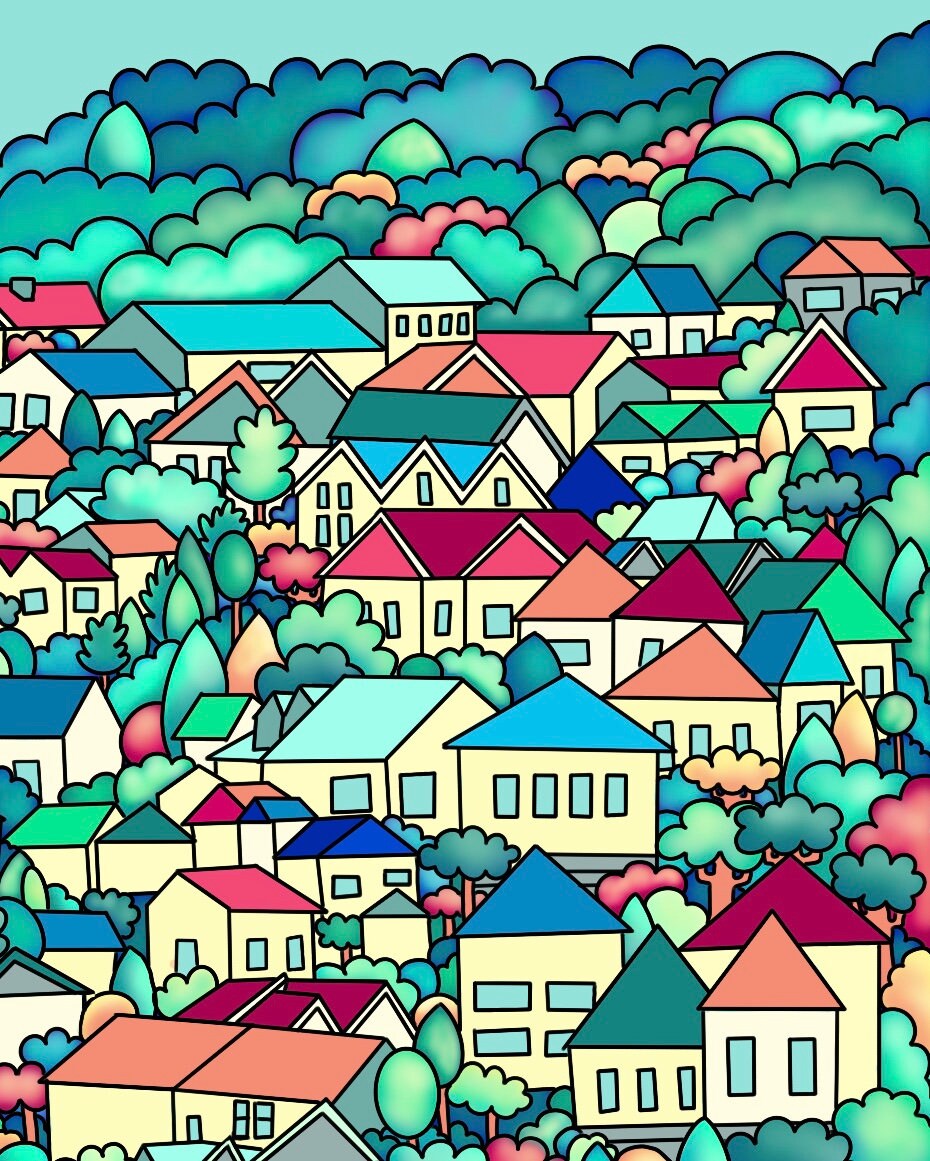 Dunedin North Illustration Art Print - Etsy