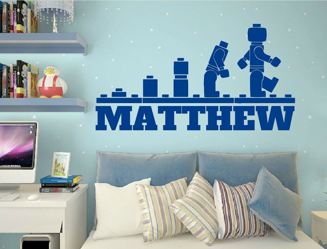 Personalised Brick Evolution Wall Sticker - Etsy