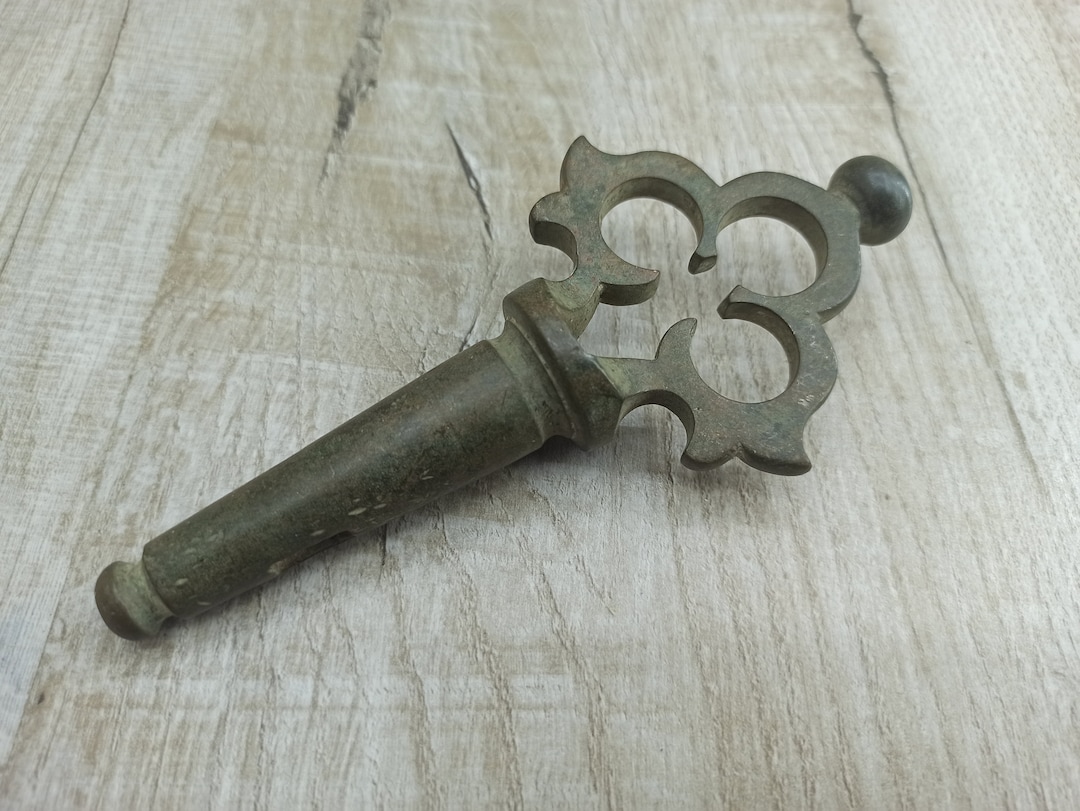 Antique Brass Samovar Tap Key: Ornate Bronze Spigot - Etsy