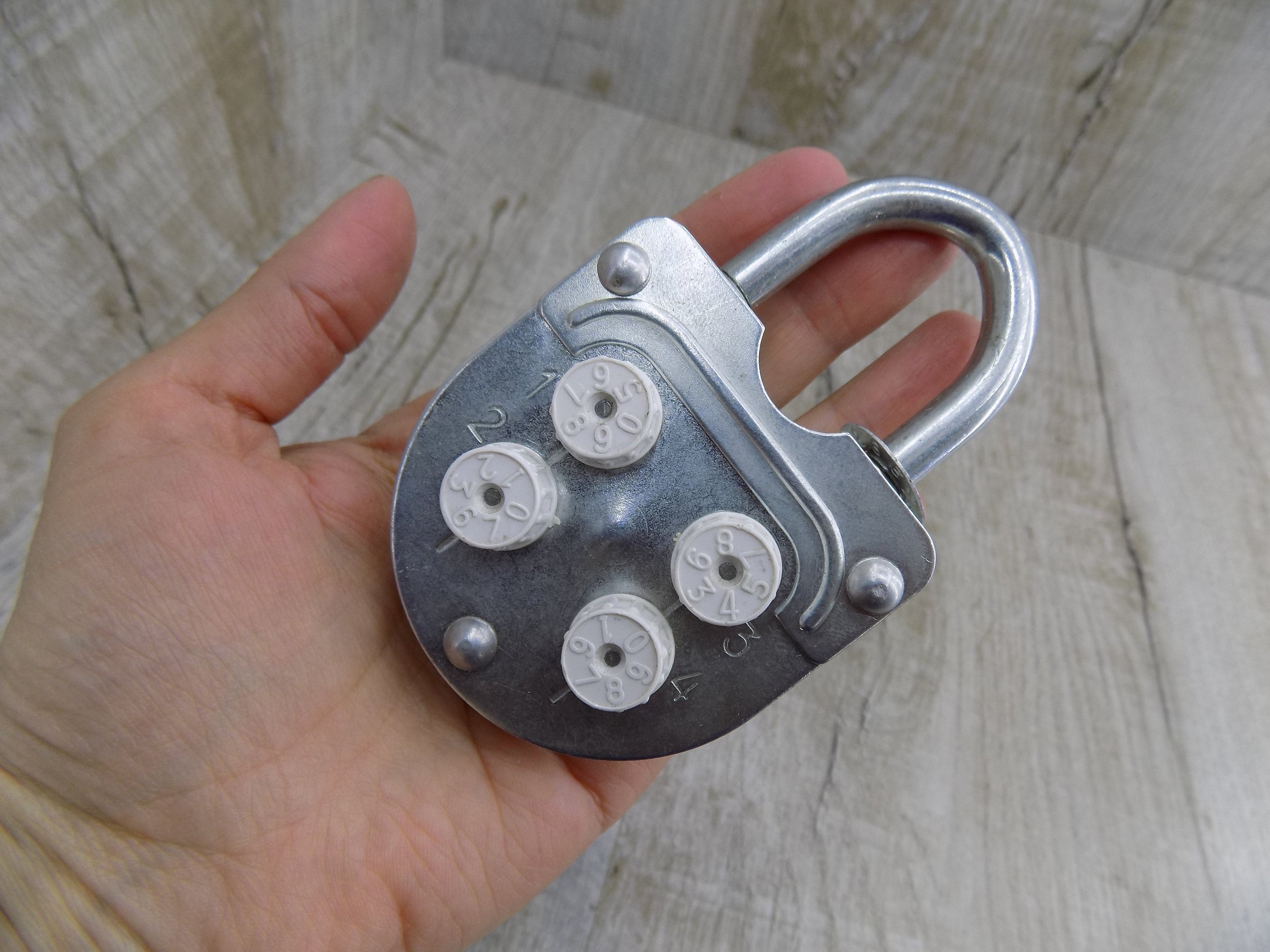 Vintage padlock Black Antique lock Big padlock Rustic lock | Etsy