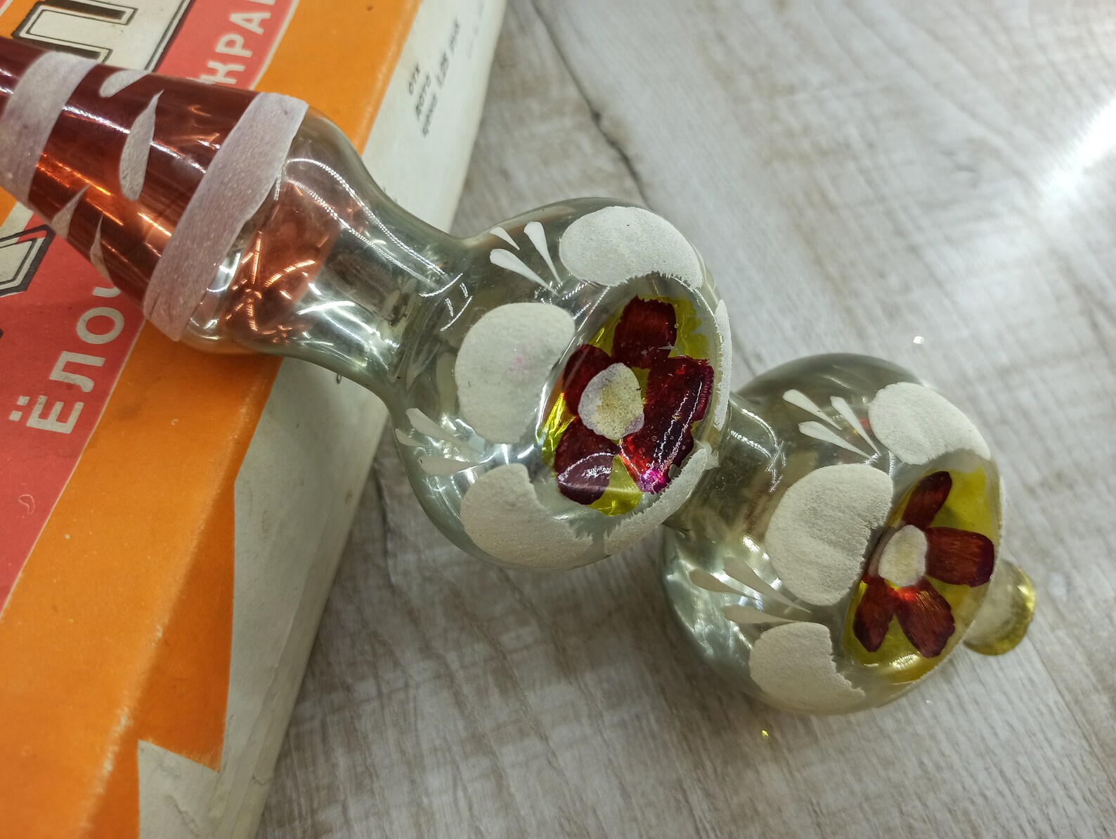 Vintage tree topper Christmas tree top Red tree decoration | Etsy