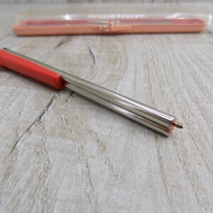 Vintage Hunter Gun Pen Collection Ballpoint Pen Red Silver Stationery ...